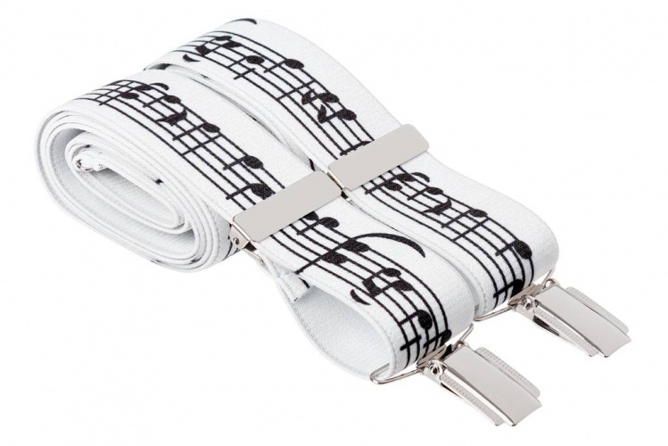 Musical Note Braces | Music Trouser Braces - Gents Shop